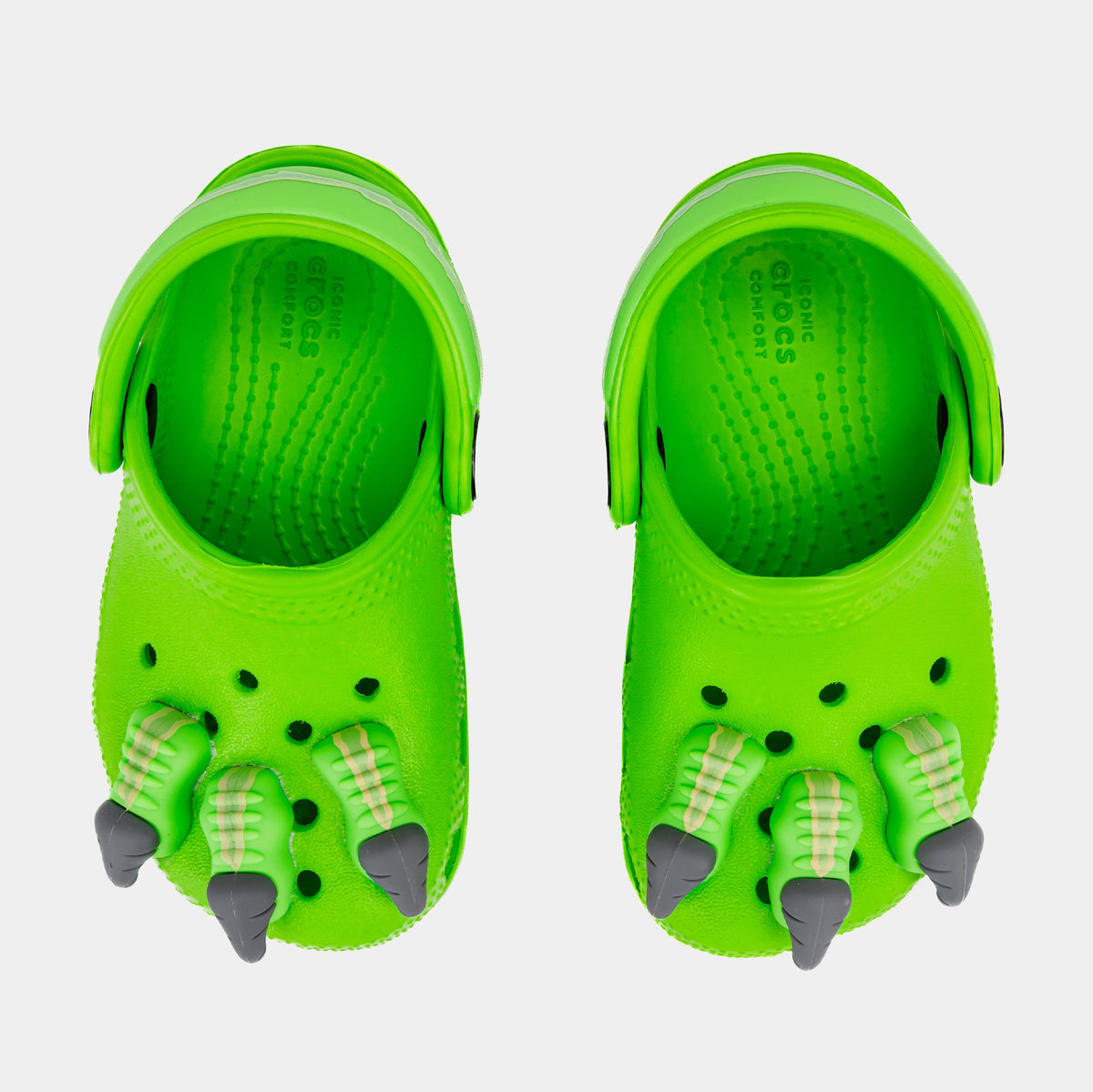 Crocs I Am Dinosaur Classic Clog Infant Toddler Sandals Green 209700 ...