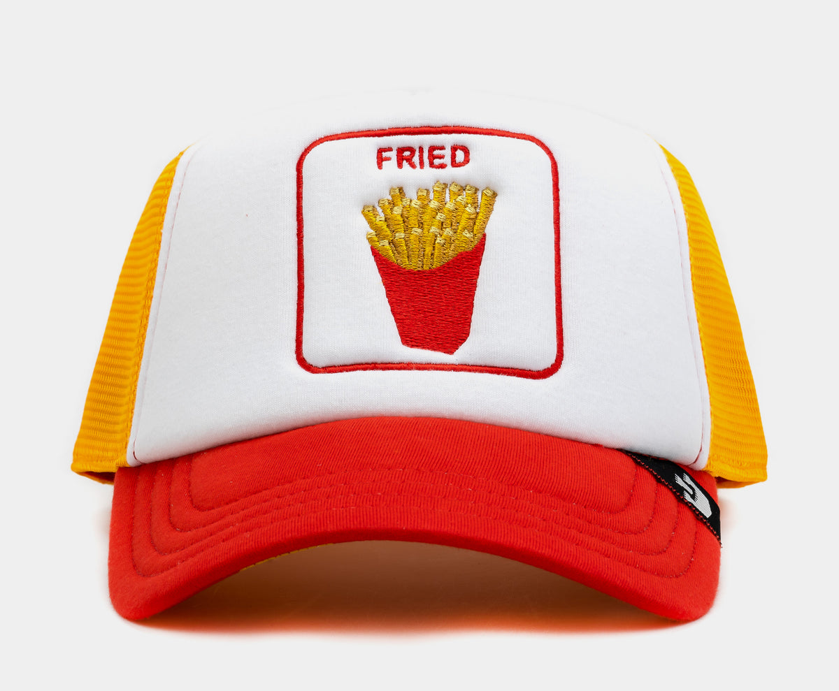 Goorin Bros #4 French Fried Trucker Mens Hat Yellow Red 101-1088-WHI ...