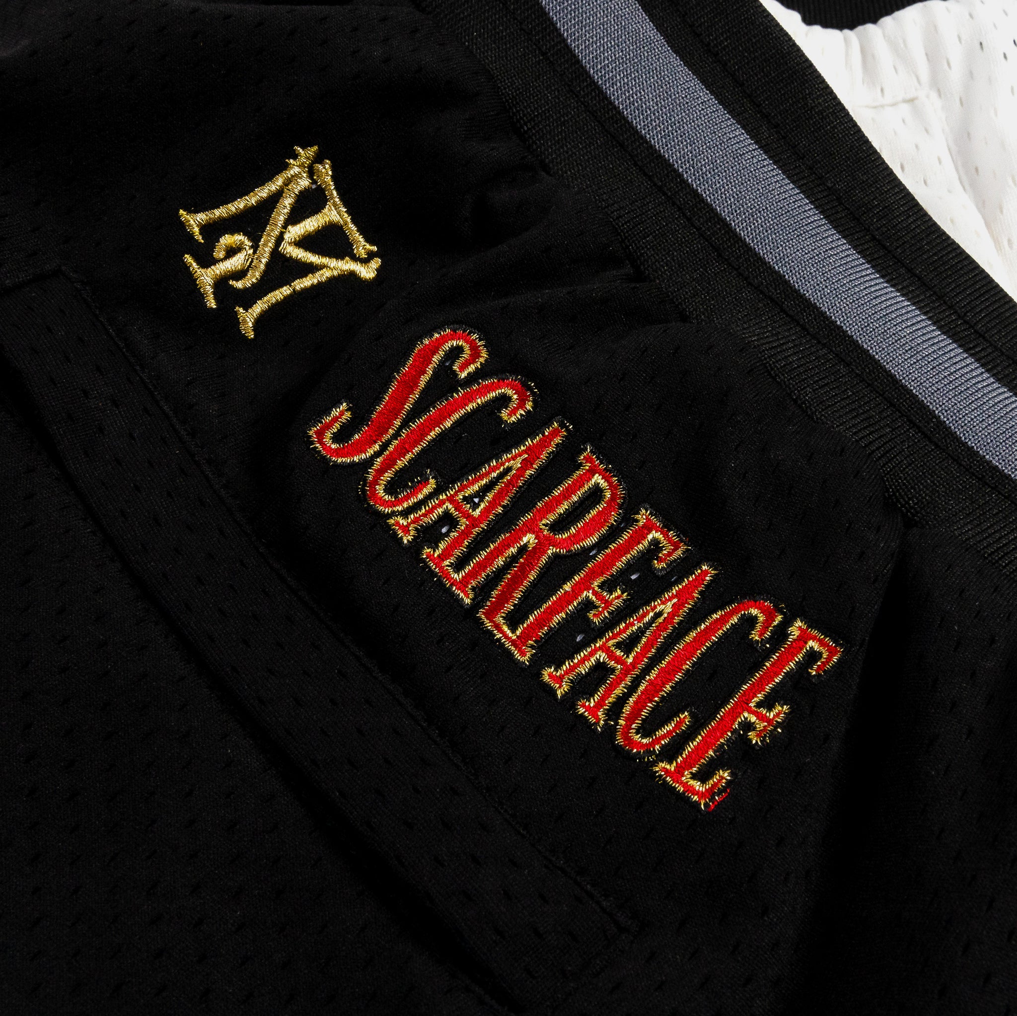Shoe Palace SP x Scarface Split Mesh Mens Shorts Black White SFMS201 ...