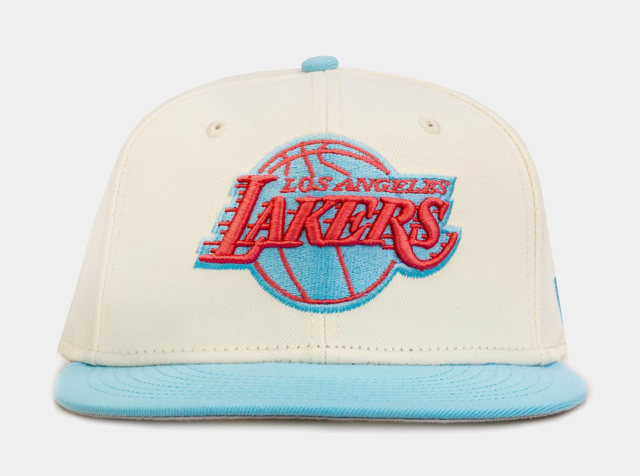 New Era Los Angeles Lakers Colorpack 59Fifty Mens Fitted Hat Blue White ...