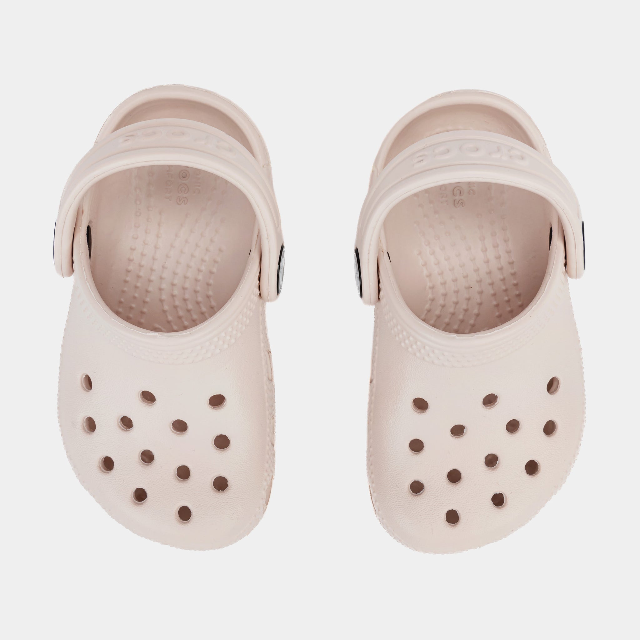light pink crocs