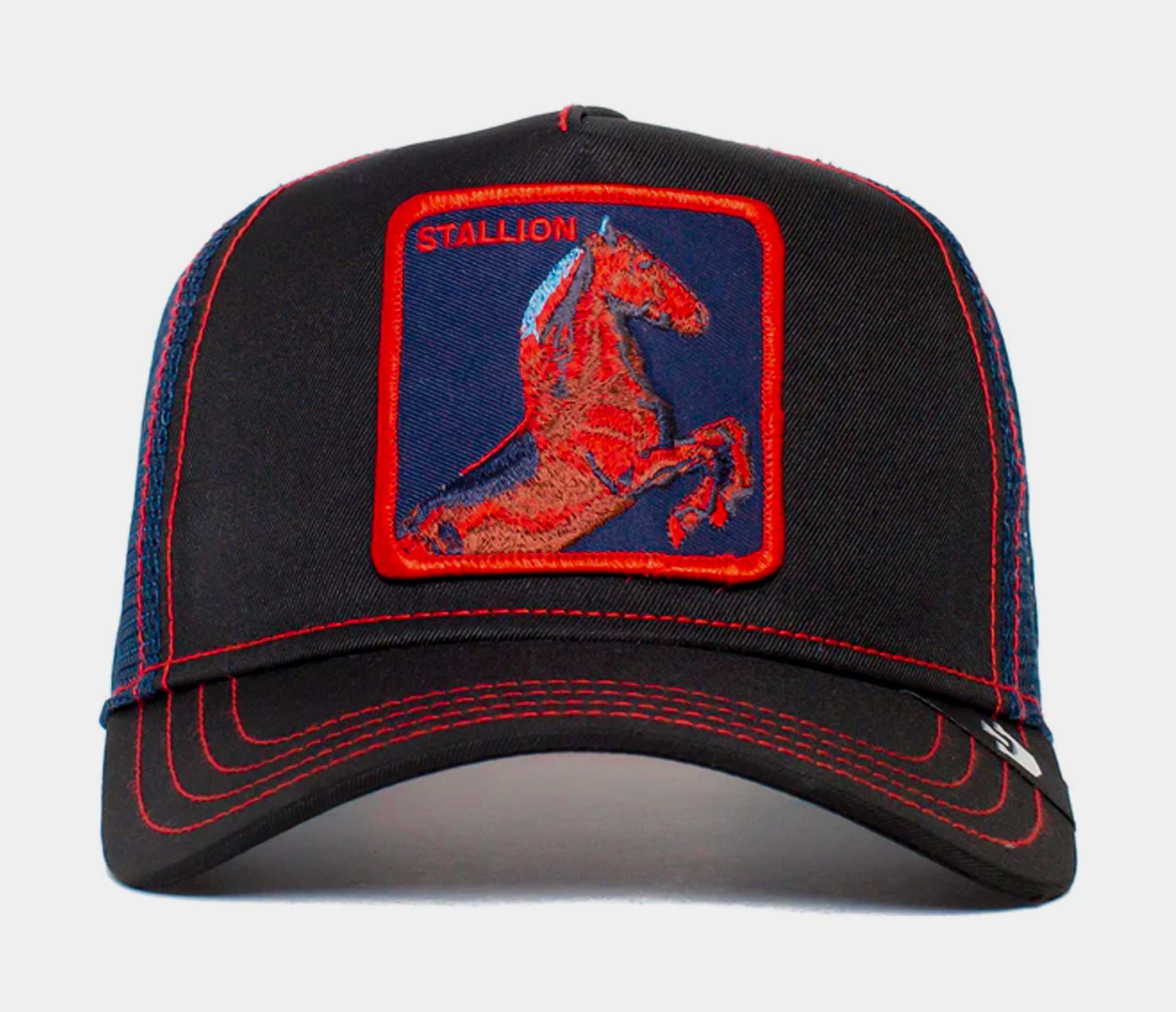Goorin Bros Stallion Trip Trucker Mens Hat Black Red 101-1009-BLK ...