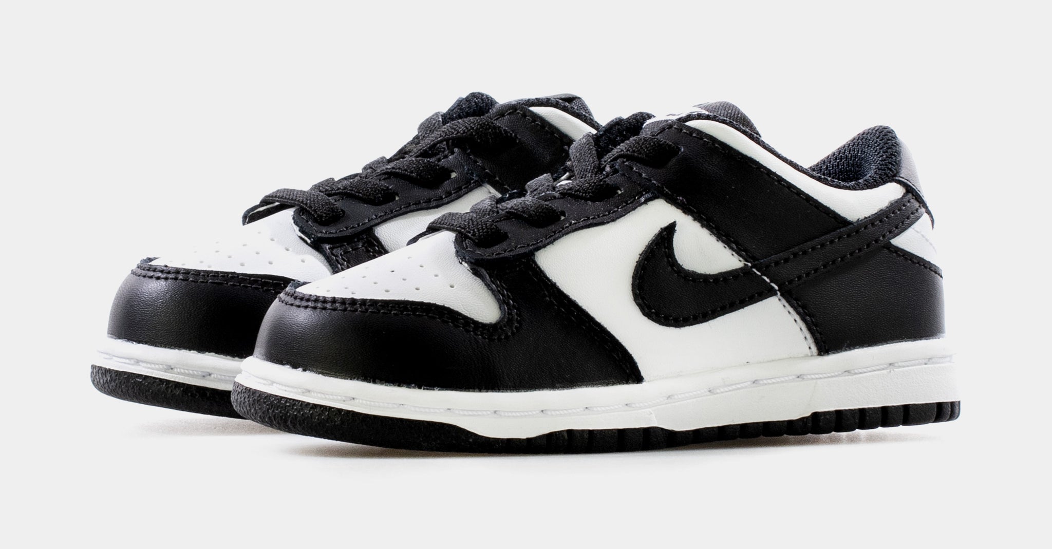 Nike Dunk Low Retro Infant Toddler Lifestyle Shoe White Black Free ...