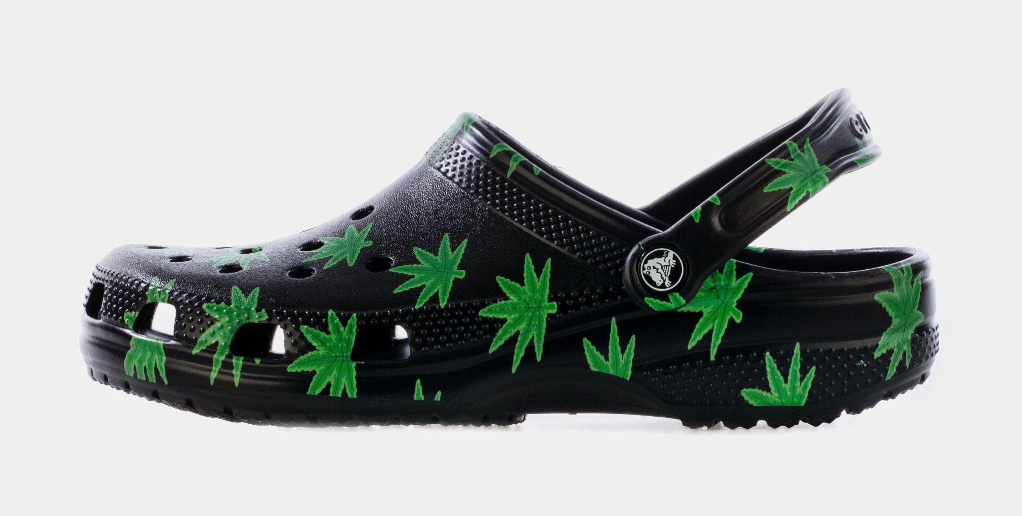 Crocs Classic Hemp Leaf Clog Mens Sandals Black 207296-001 – Shoe Palace