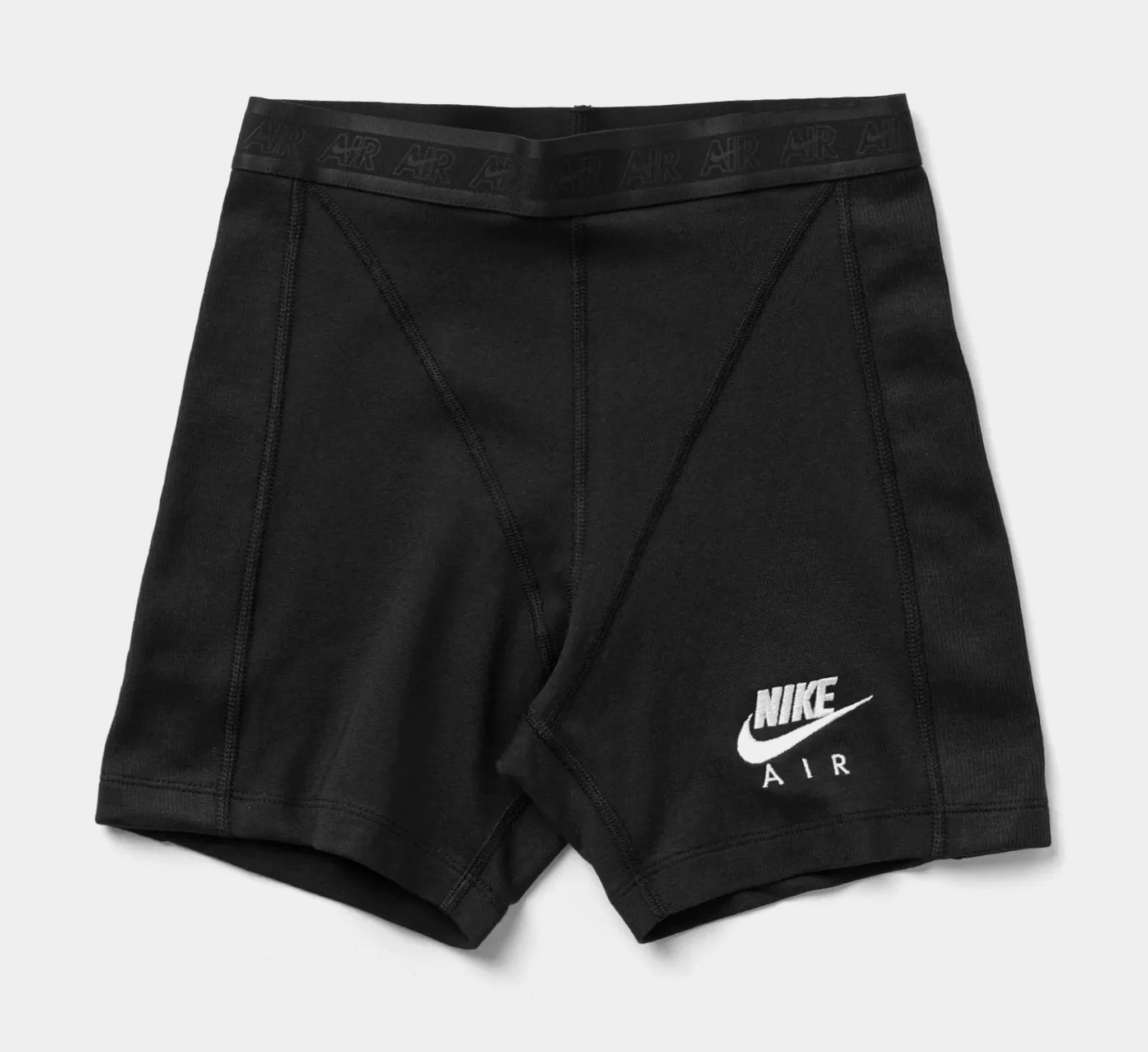 Nike Air Ribbed Womens Shorts Black DM6468-010 – Shoe Palace