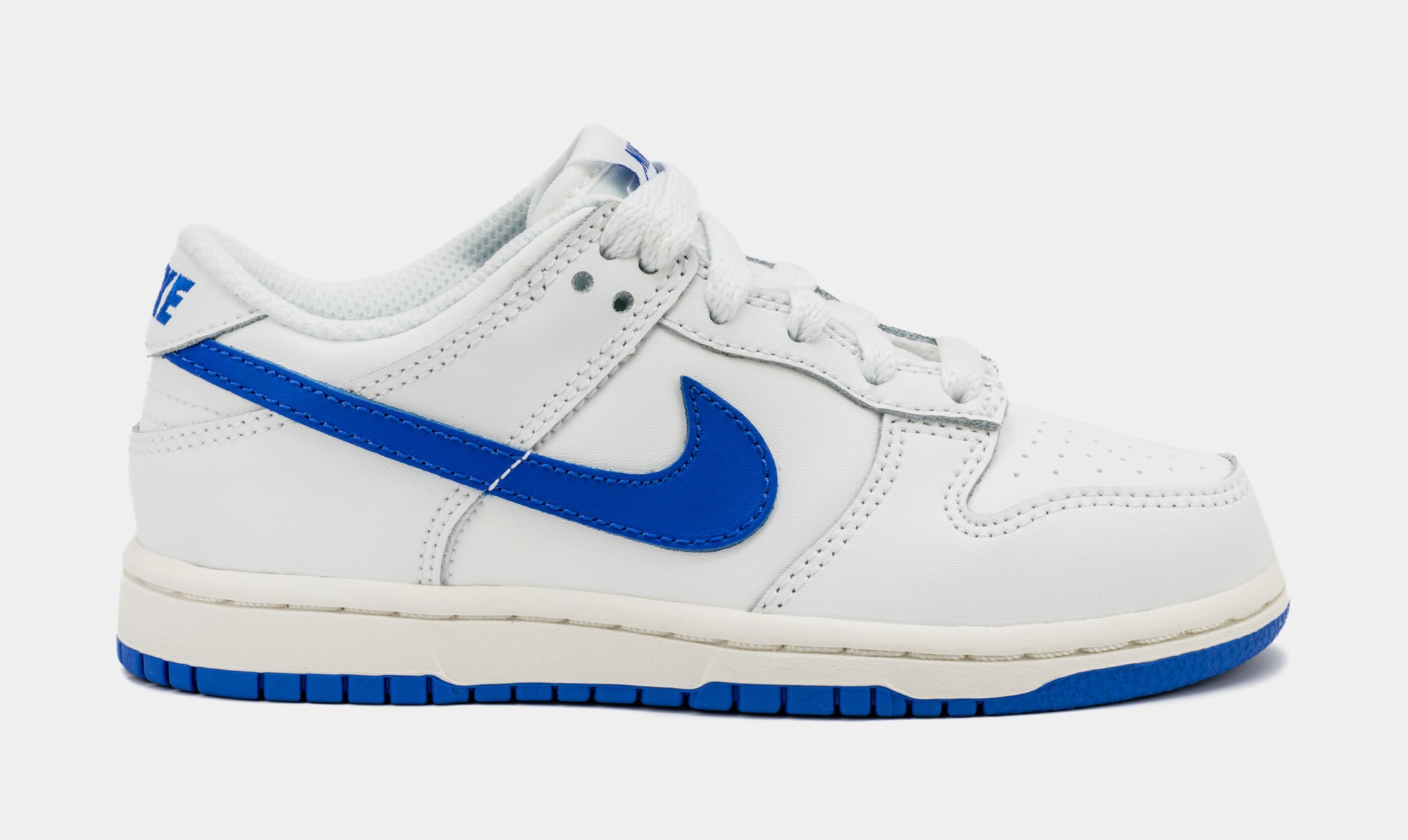 Nike Dunk Low Preschool Lifestyle Shoes Summit White Hyper Royal DH9756 ...