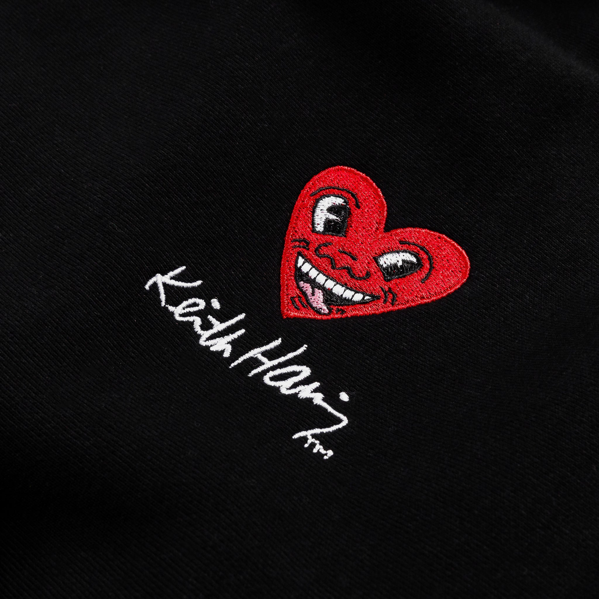 Shoe Palace SP x Keith Haring Three Eyed Face Mens Hoodie Black Red ...