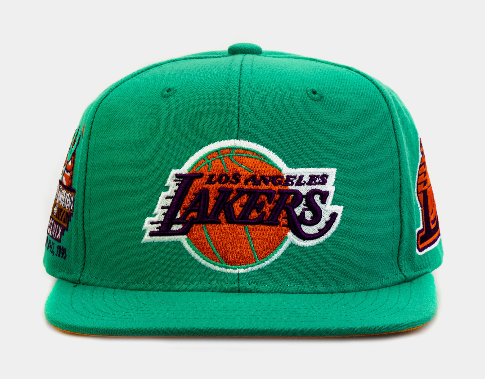 lakers flat cap