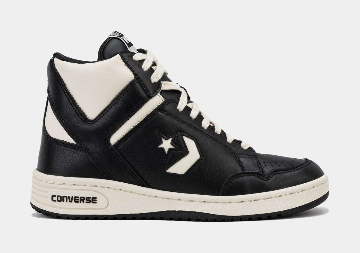 Converse Weapon High Mens Lifestyle Shoes Black Natural Ivory Black ...