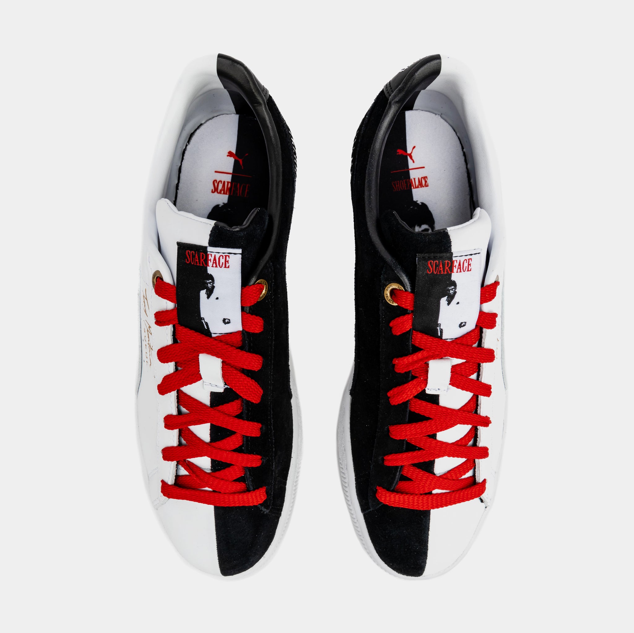PUMA SP x Scarface Puma Suede 50 50 Mens Lifestyle Shoes Black White ...