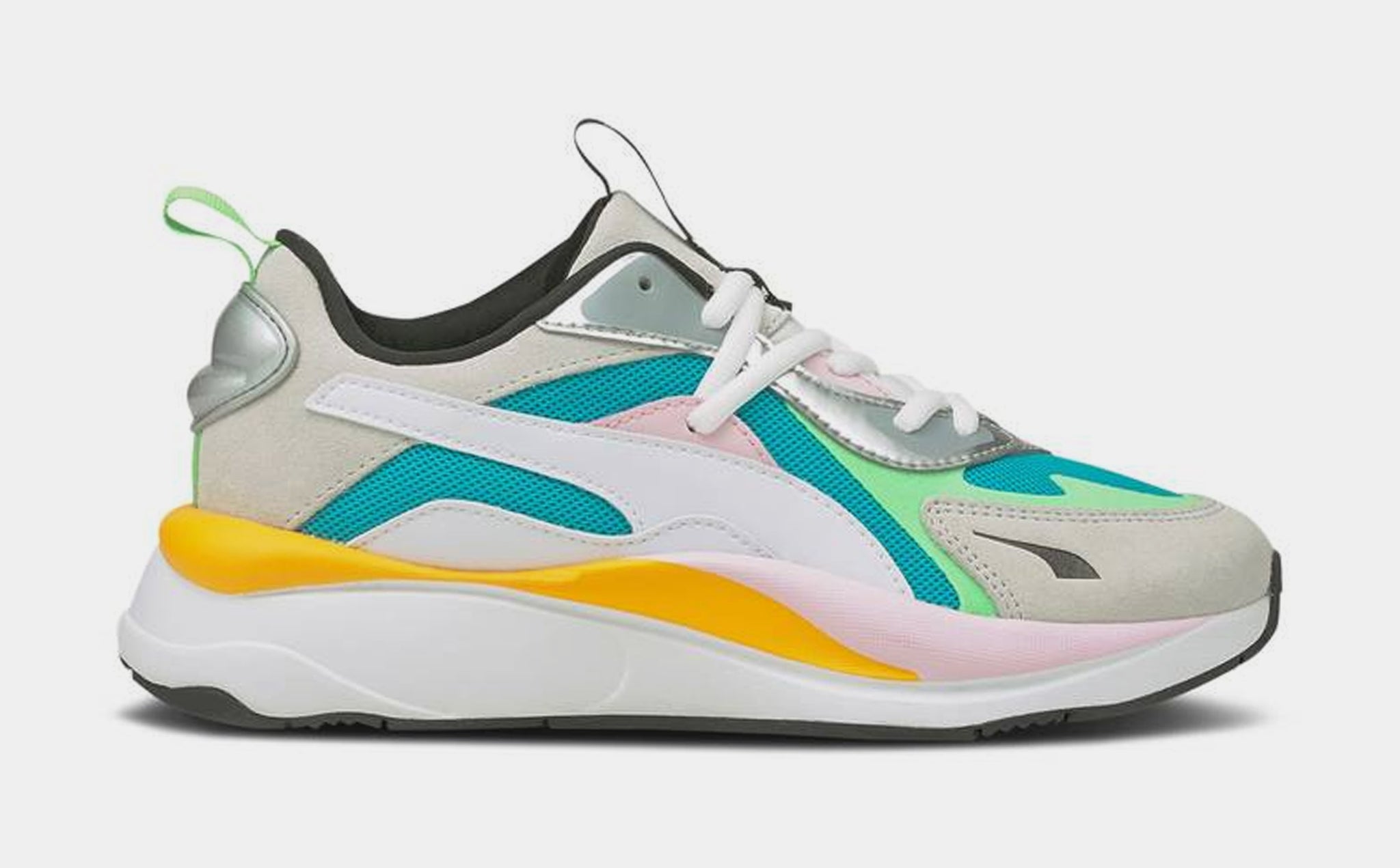 PUMA RS Curve Womens Lifestyle Shoes White Orange 375784 01 – Shoe Palace