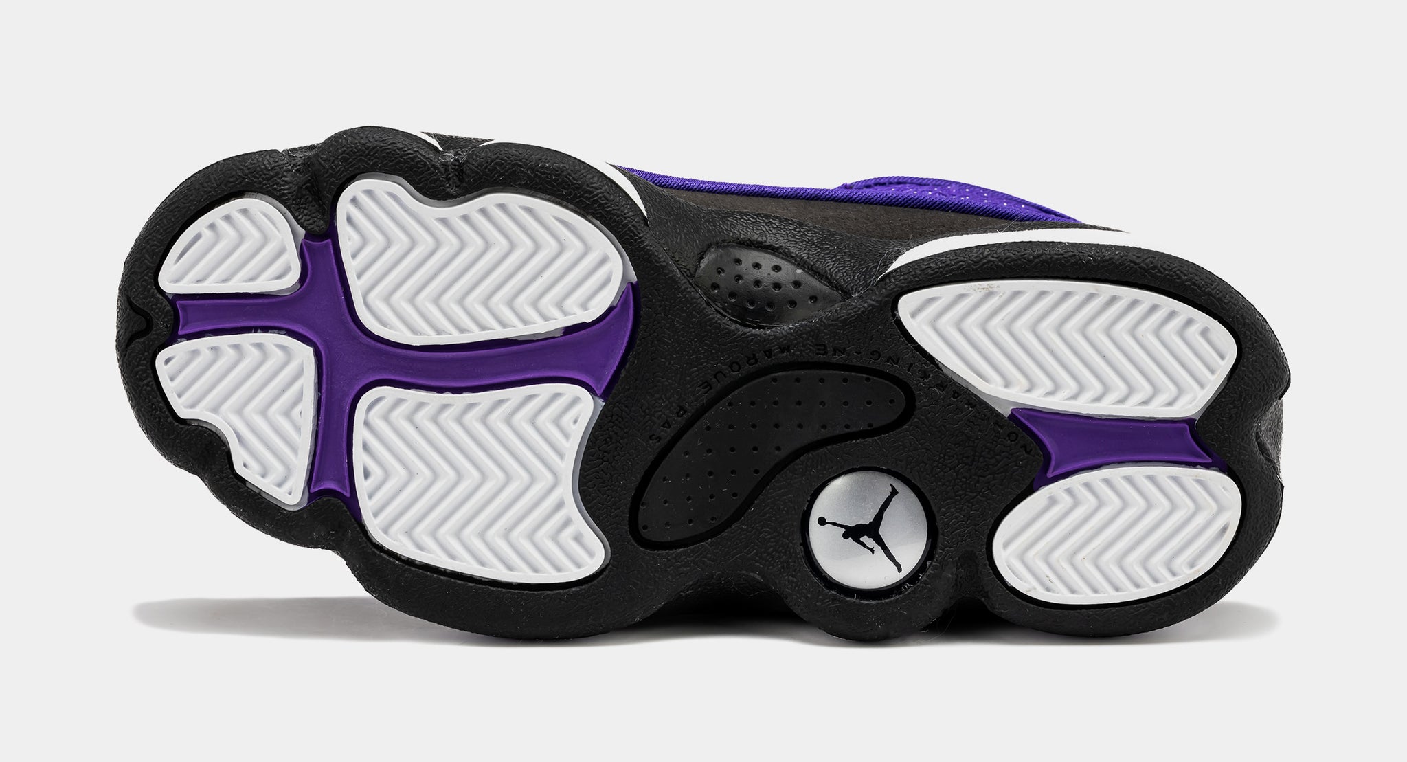 Jordan Air Jordan 13 Retro Purple Venom Preschool Lifestyle Shoes Black ...